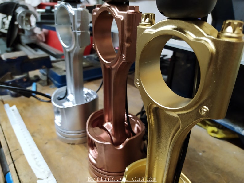 SOLD Car Truck Piston /w Connecting Rod Night Table Lamp - Etsy