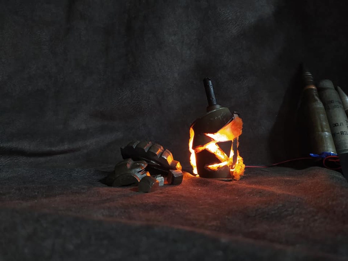 SOLD Frag Grenade Deco Desk Light Lamp Shell Explosive - Etsy