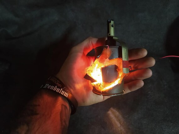 SOLD Frag Grenade Deco Desk Light Lamp Shell Explosive - Etsy