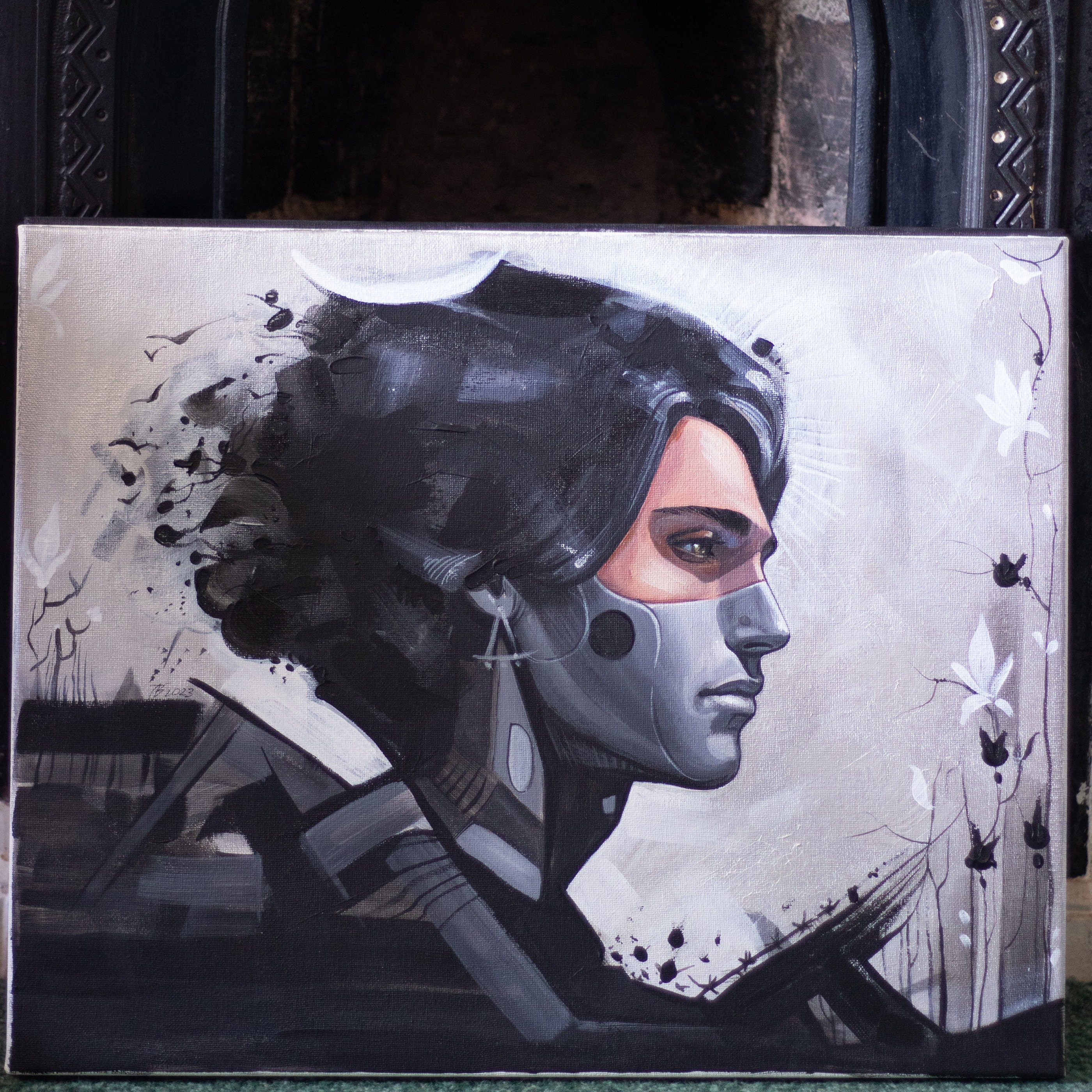 Emotion Painting, Dark Painting, Gothic, Acrylic Painting, Painting - Etsy