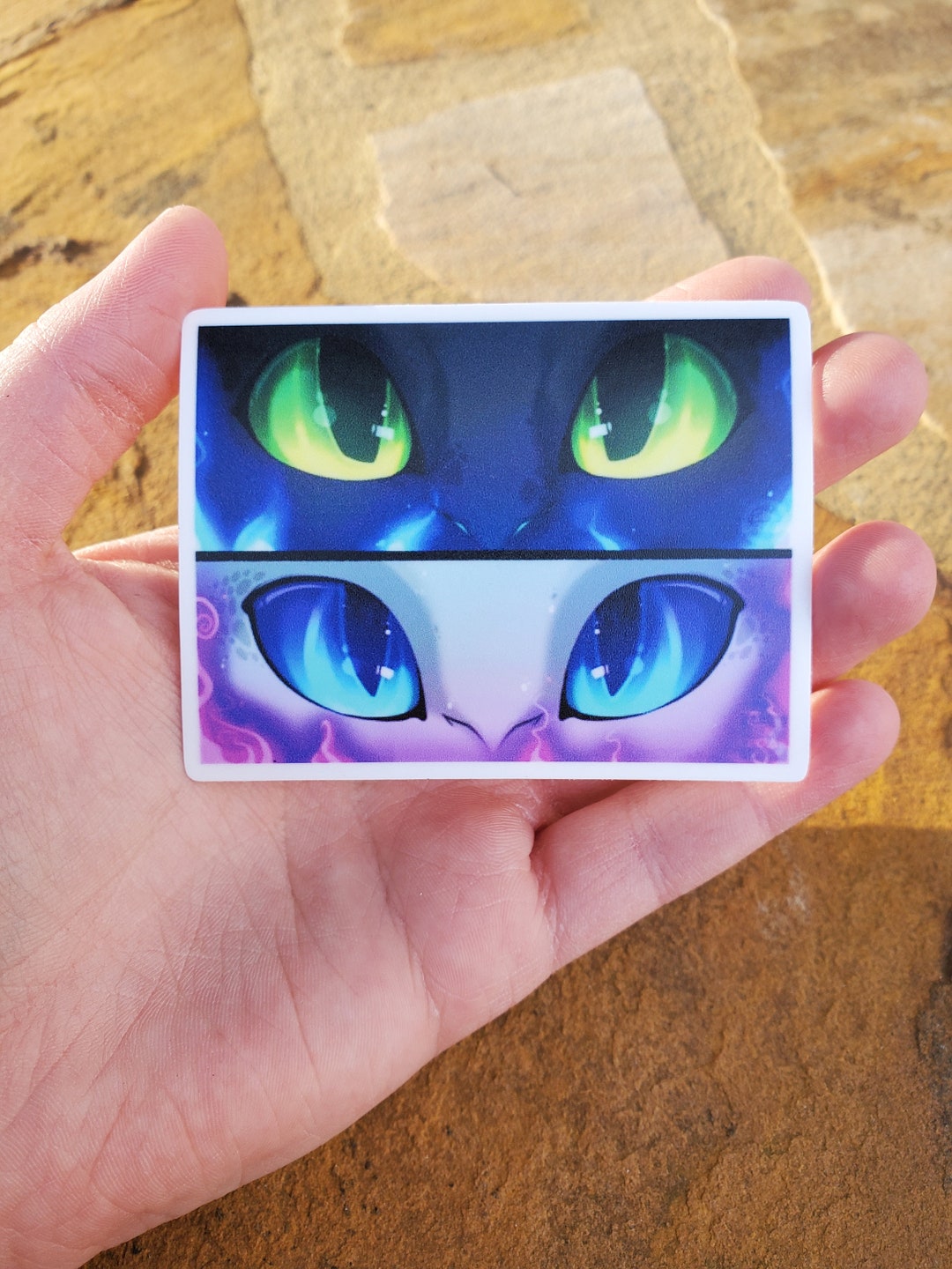 Toothless Eyes Sticker - Etsy