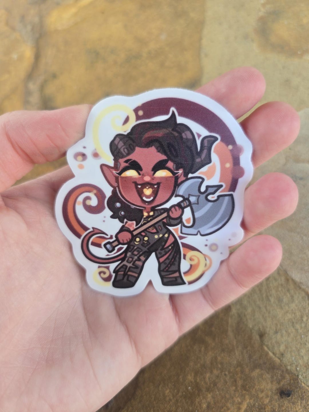 Karlach Sticker - Etsy