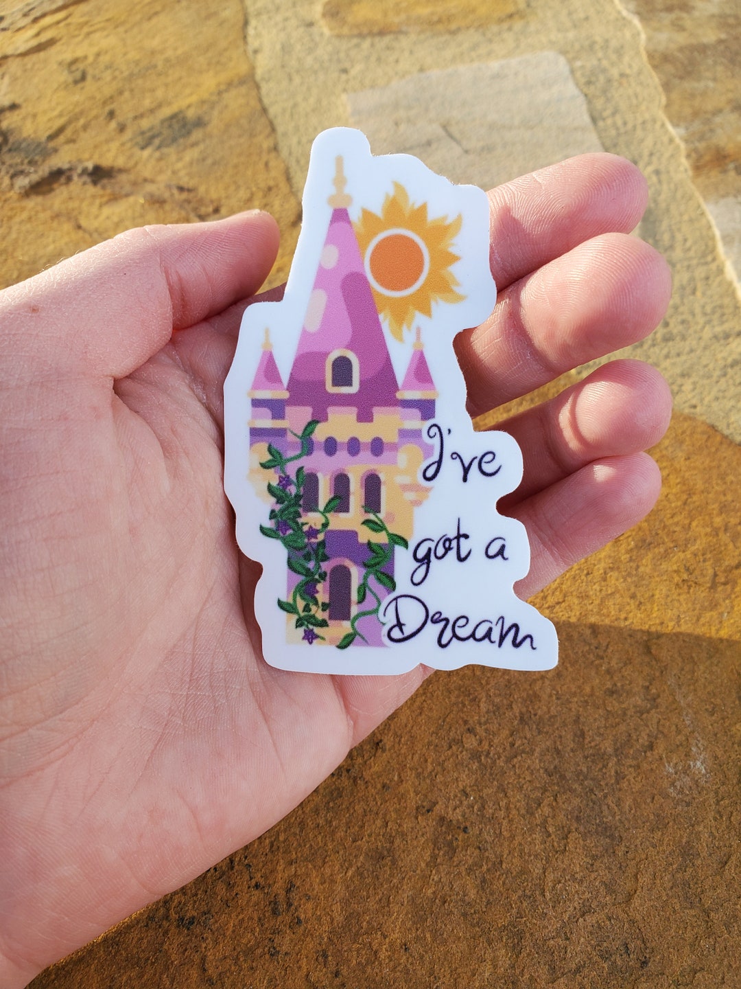 Rapunzels Tower Sticker - Etsy