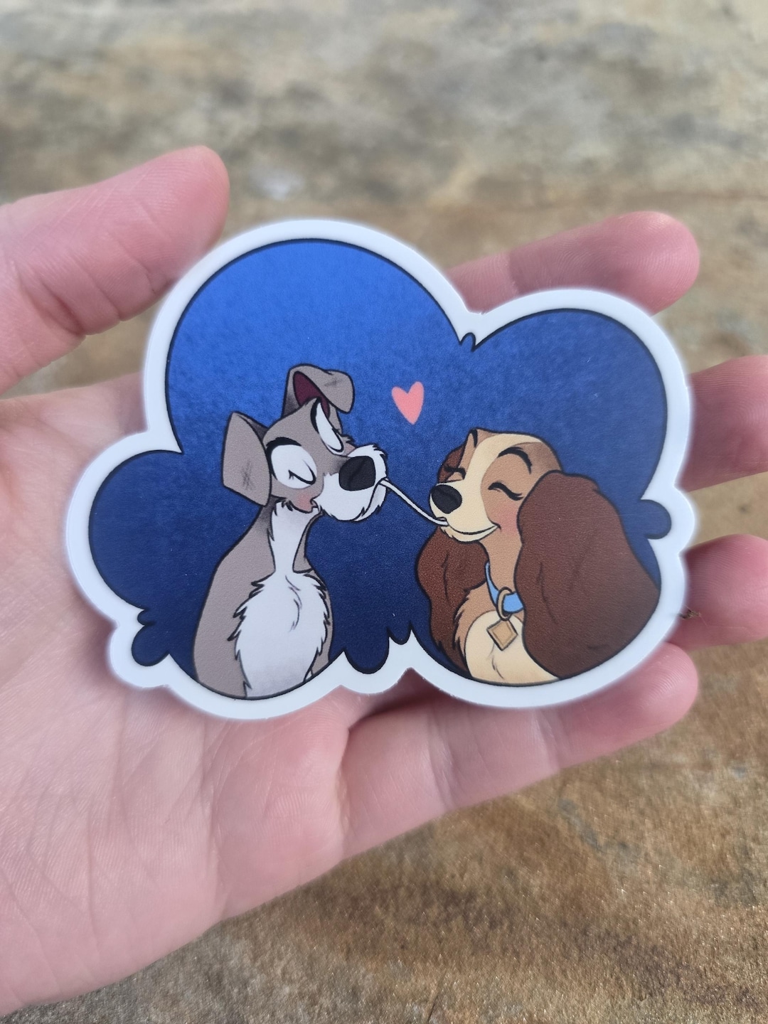 Lady and the Tramp Sticker - Etsy