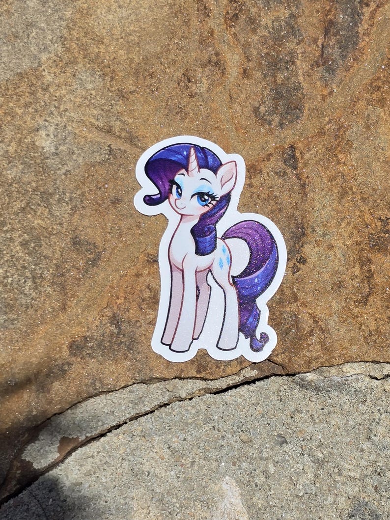 Rarity Sticker - Etsy