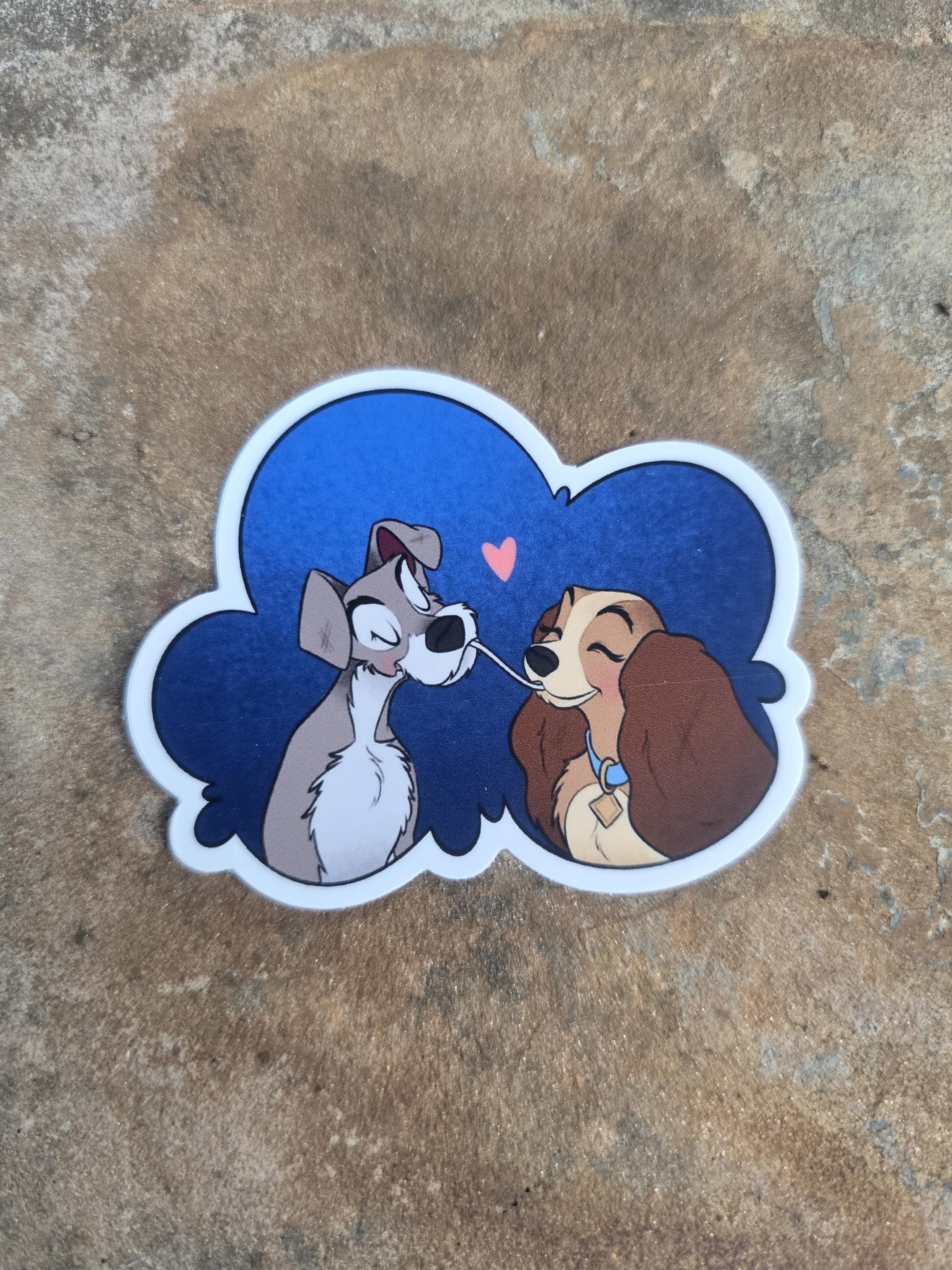 Lady and the Tramp Sticker - Etsy