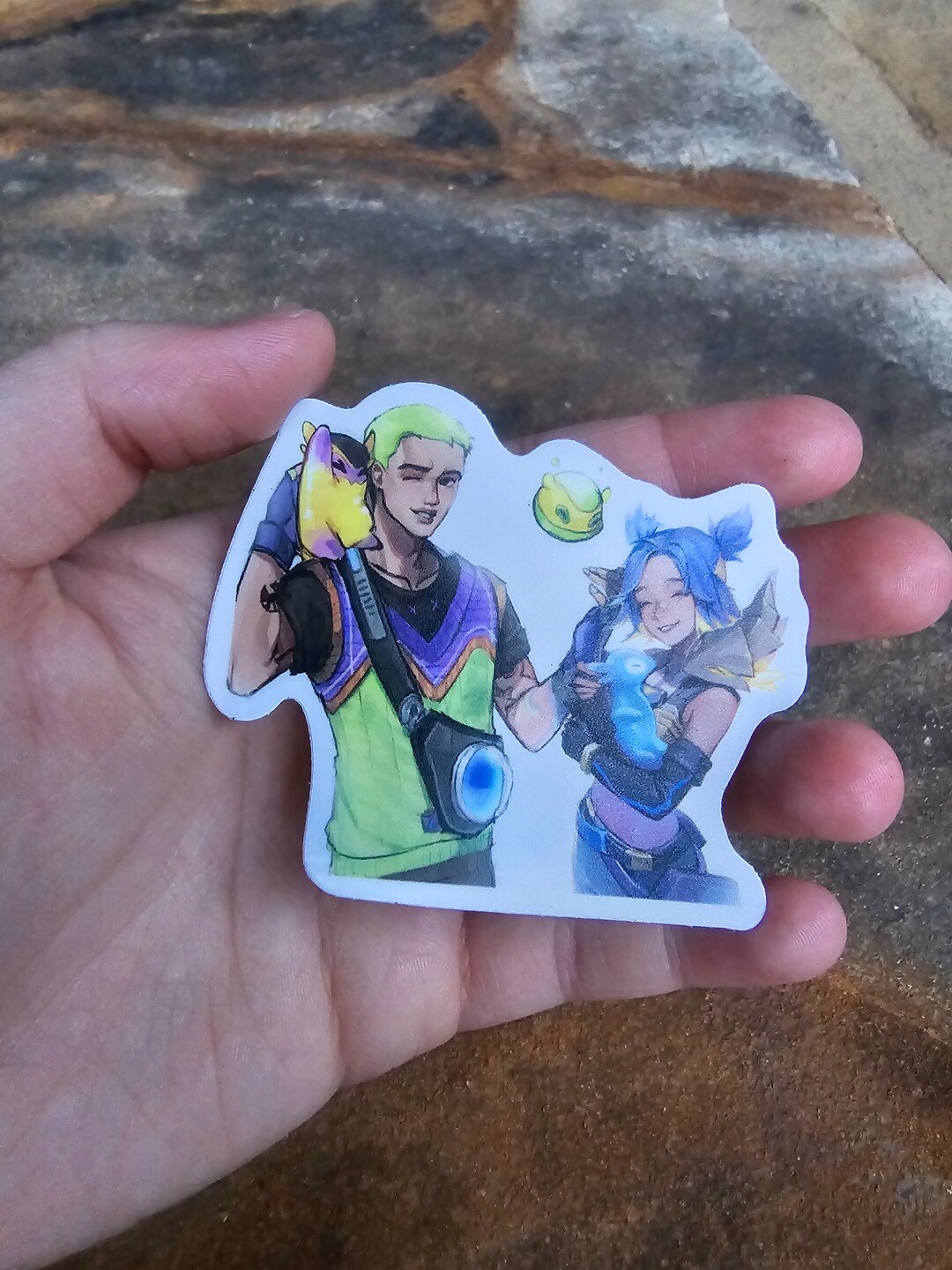 Gekko/neon Sticker - Etsy