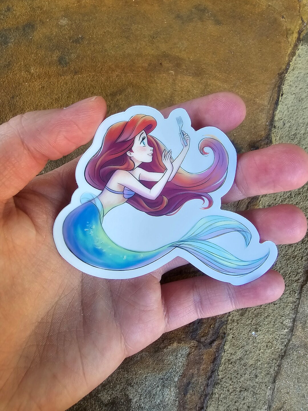 Ariel *clear* Sticker - Etsy