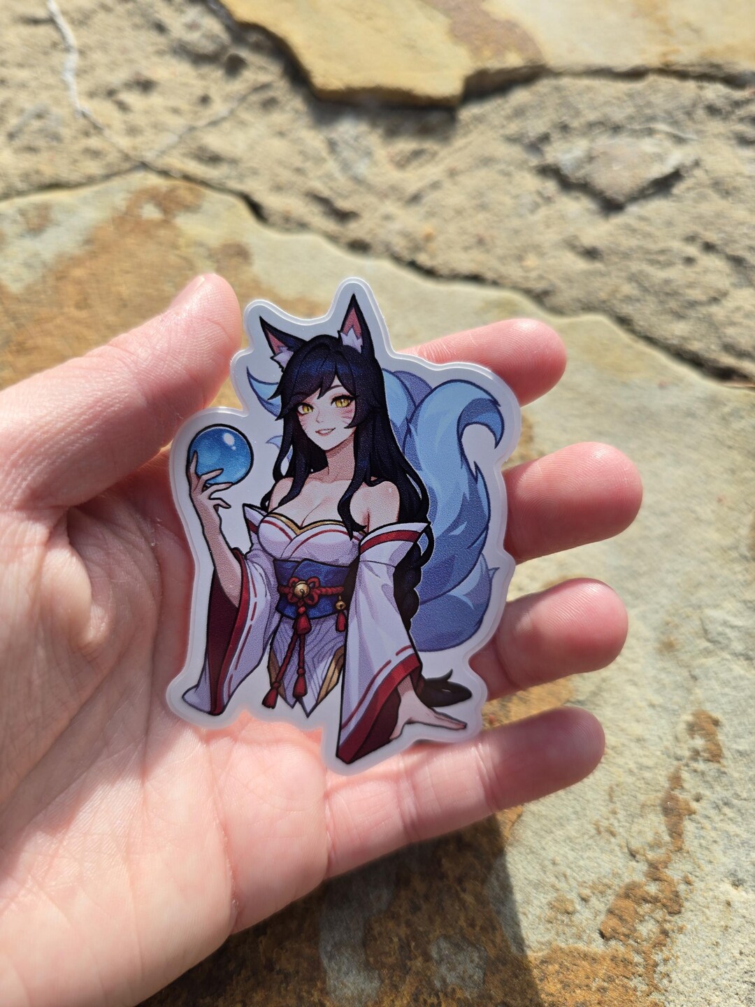 Ahri League of Legends Sticker - Etsy