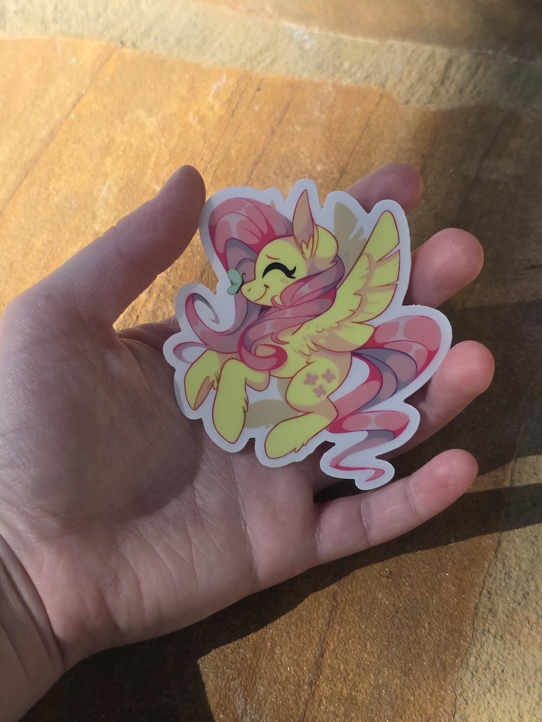 Fluttershy *clear* Sticker - Etsy
