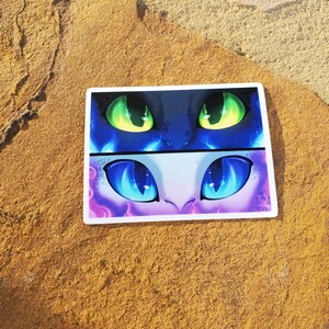 Toothless Eyes Sticker - Etsy