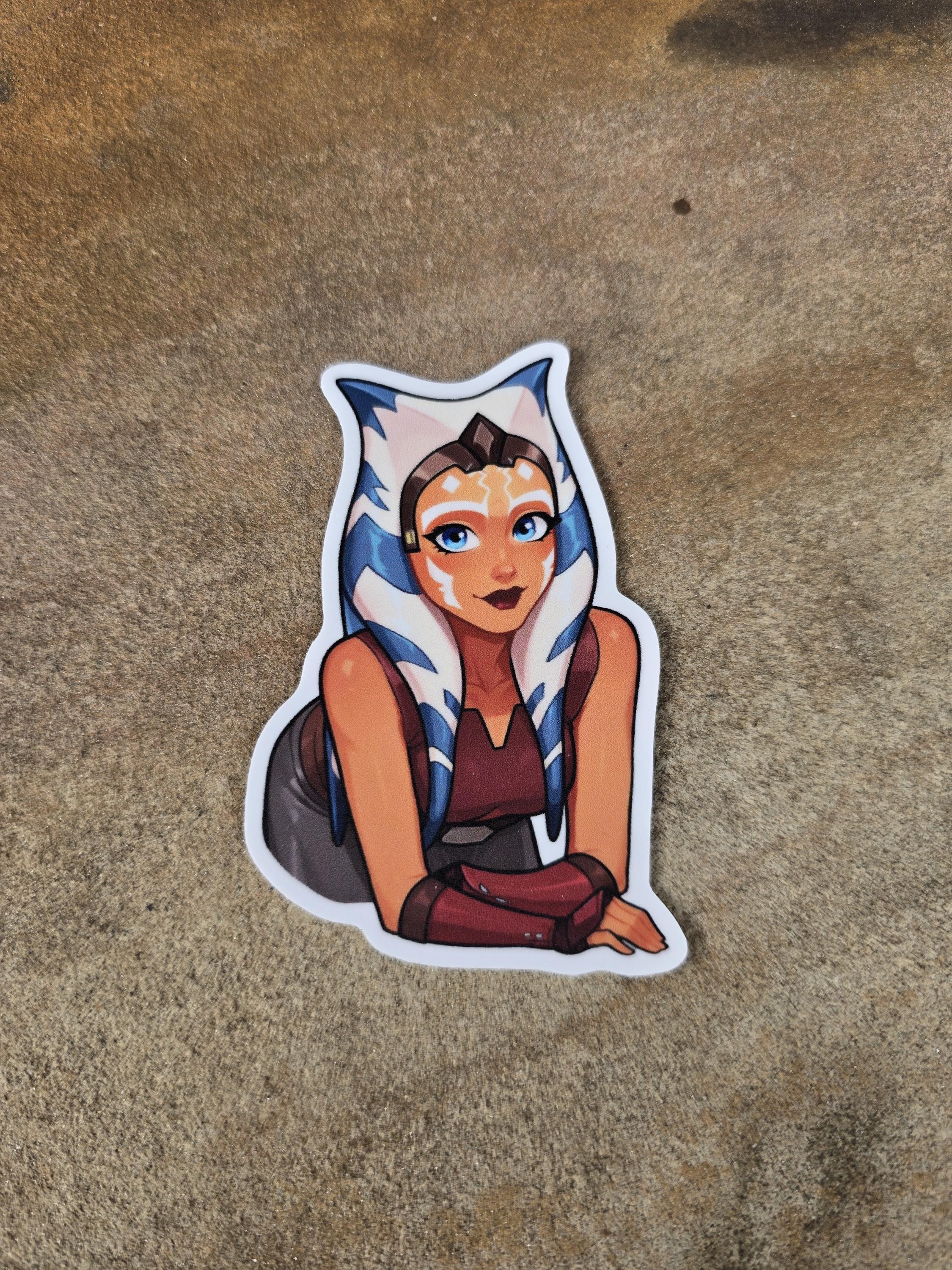Star Wars Ahsoka Sticker - Etsy