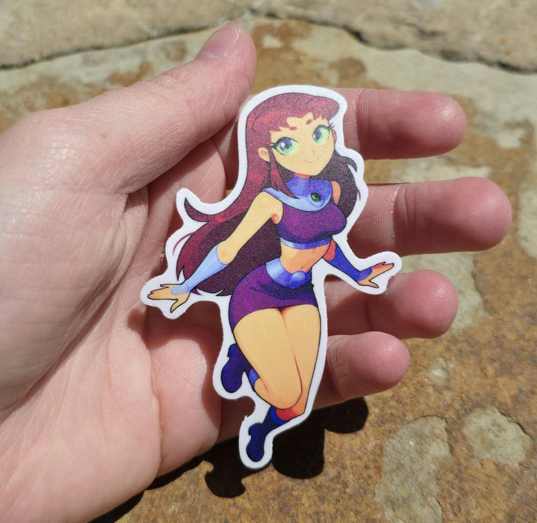 Starfire Teen Titans Sticker - Etsy