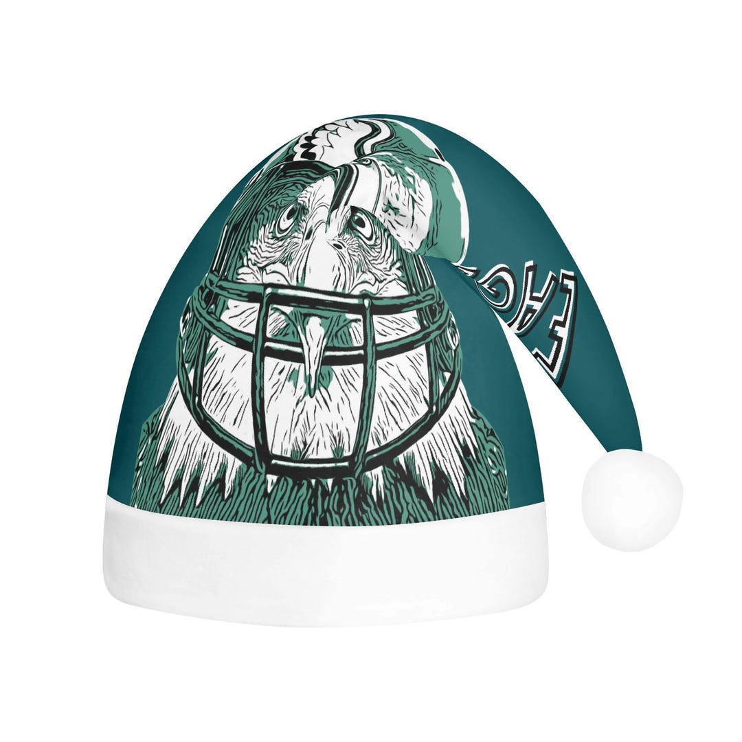 Eagles Santa Hat: Philly Football Fan Holiday Cap - Etsy