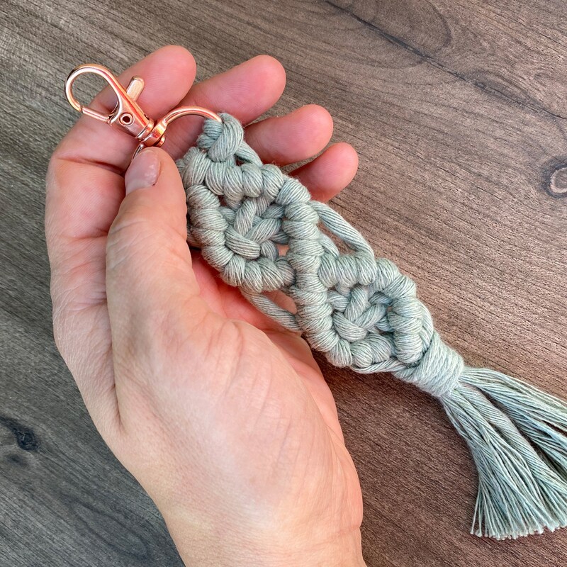 Macrame Keychain - Etsy