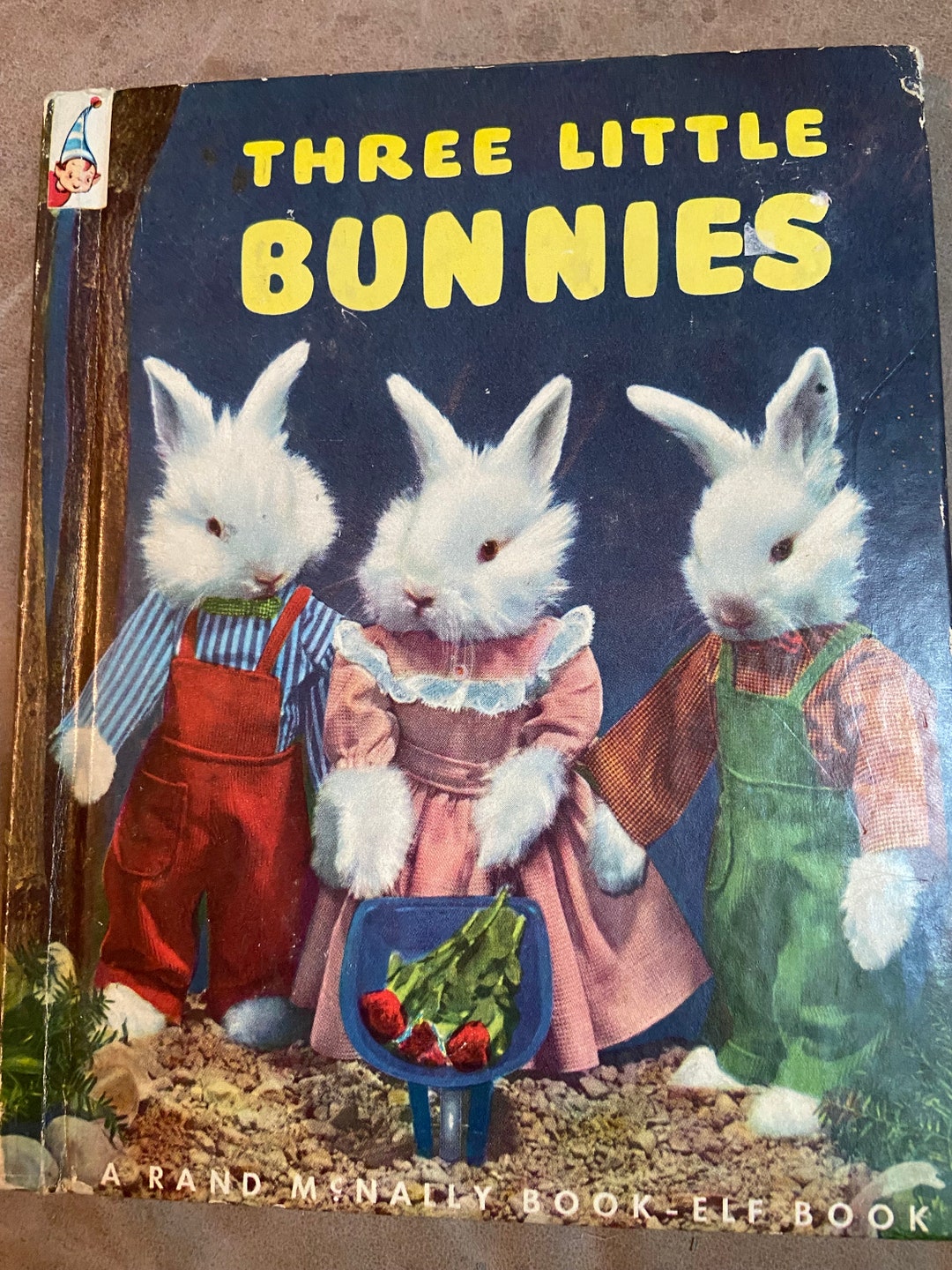 Three Little Bunnies A Rand Mcnally Book Elf Book 1952 - Etsy