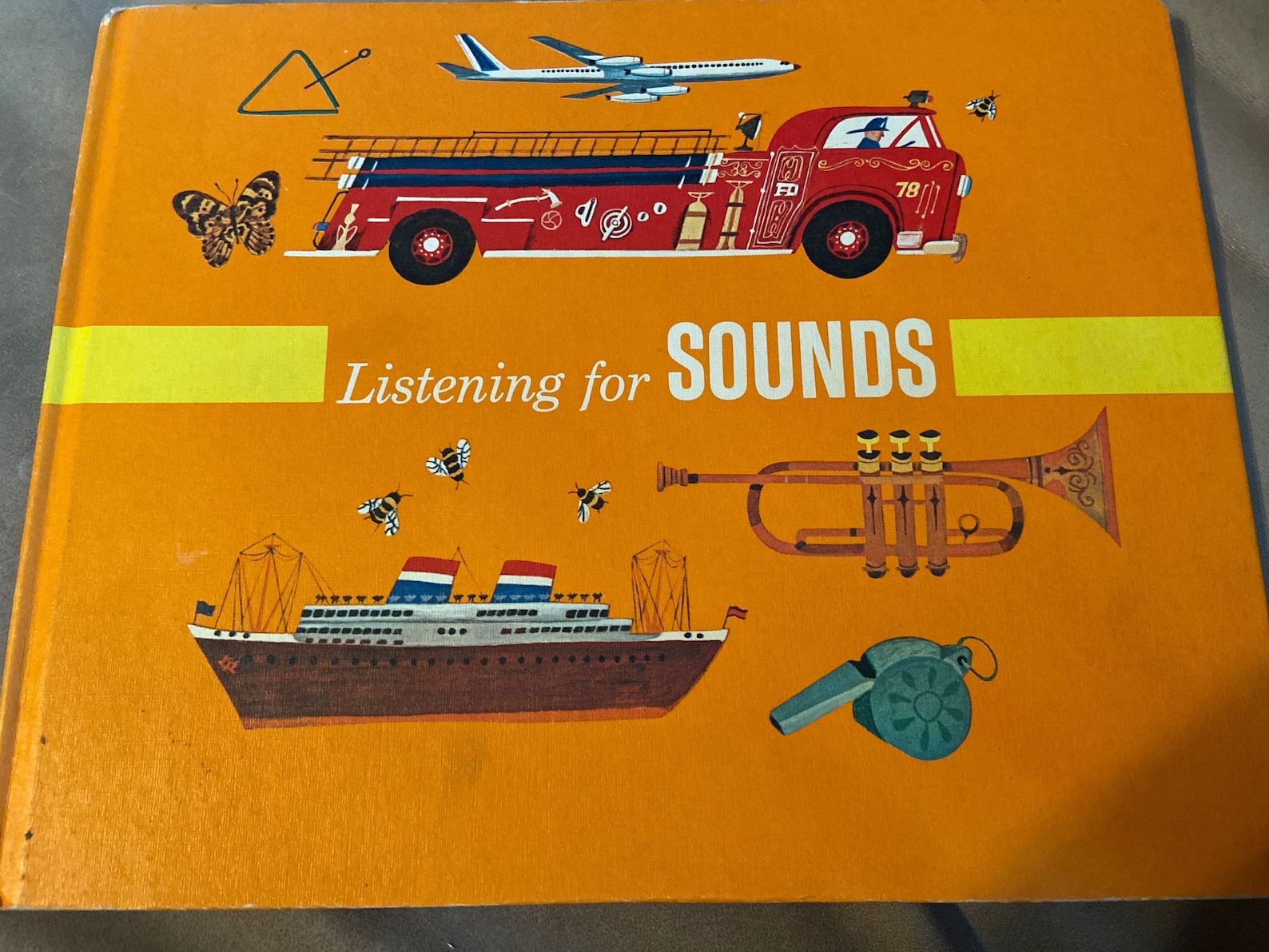 Vintage 1960s Listening for Sounds Hardcover – Illustrated Children's ...