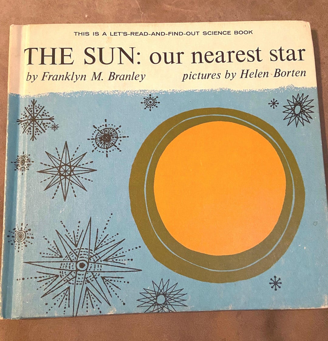 Vintage 1961 Childrens Science Book - the Sun: Our Nearest Star by ...