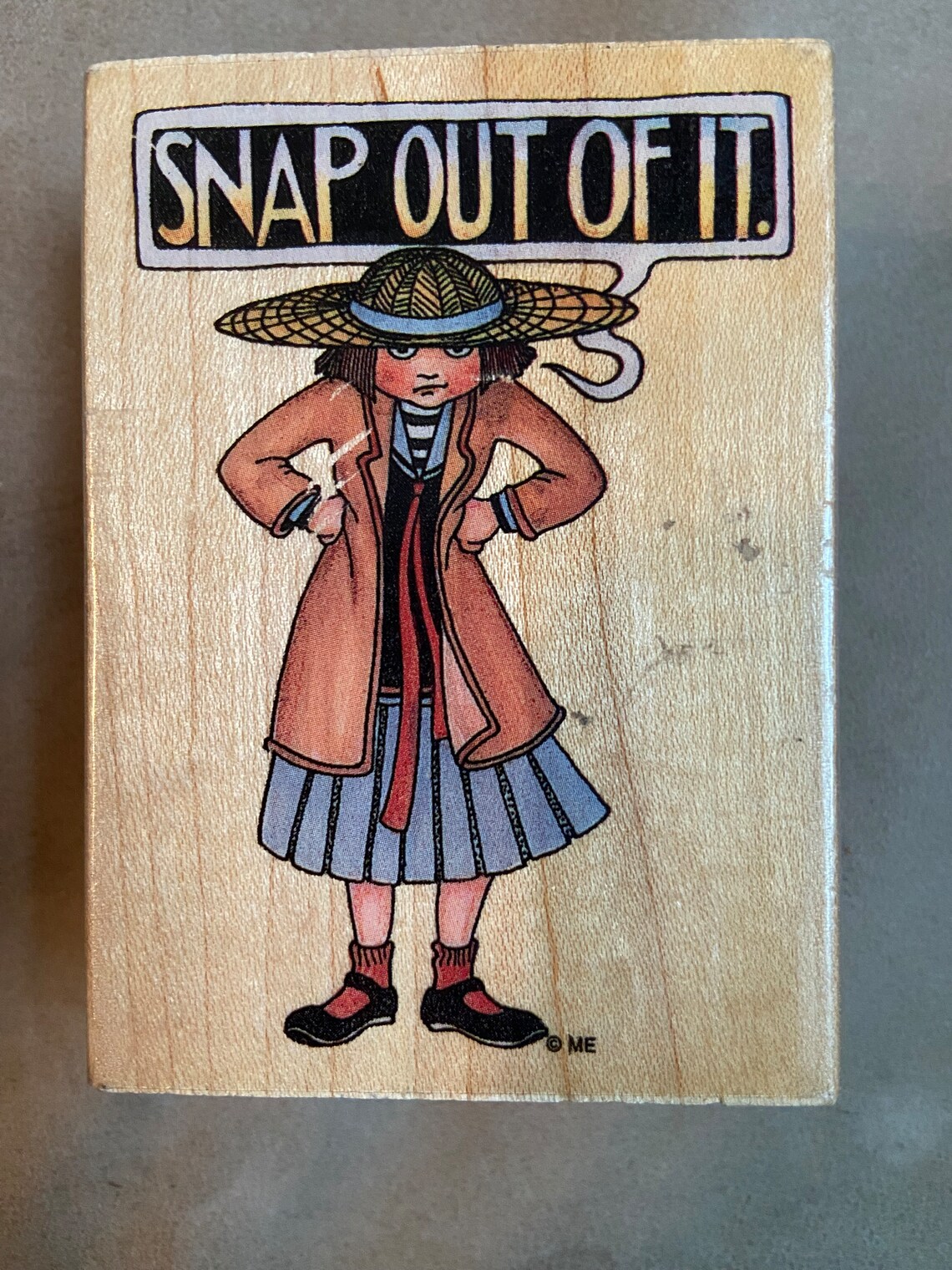 Vintage Mary Engelbreit snap Out of It Rubber Stamp 1991 - Etsy