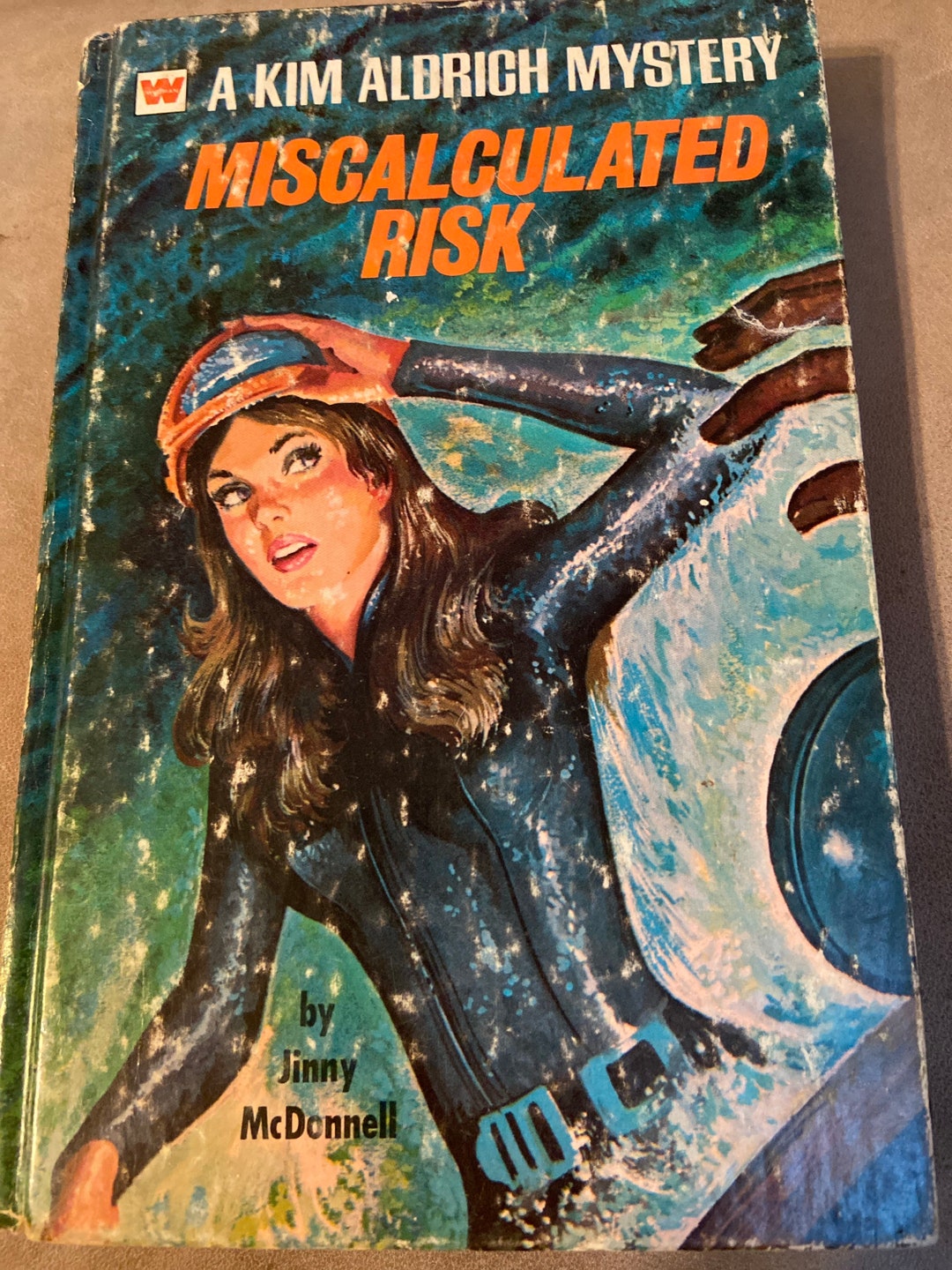 Vintage Young Adult Mystery Miscalculated Risk A Kim Aldrich Mystery ...