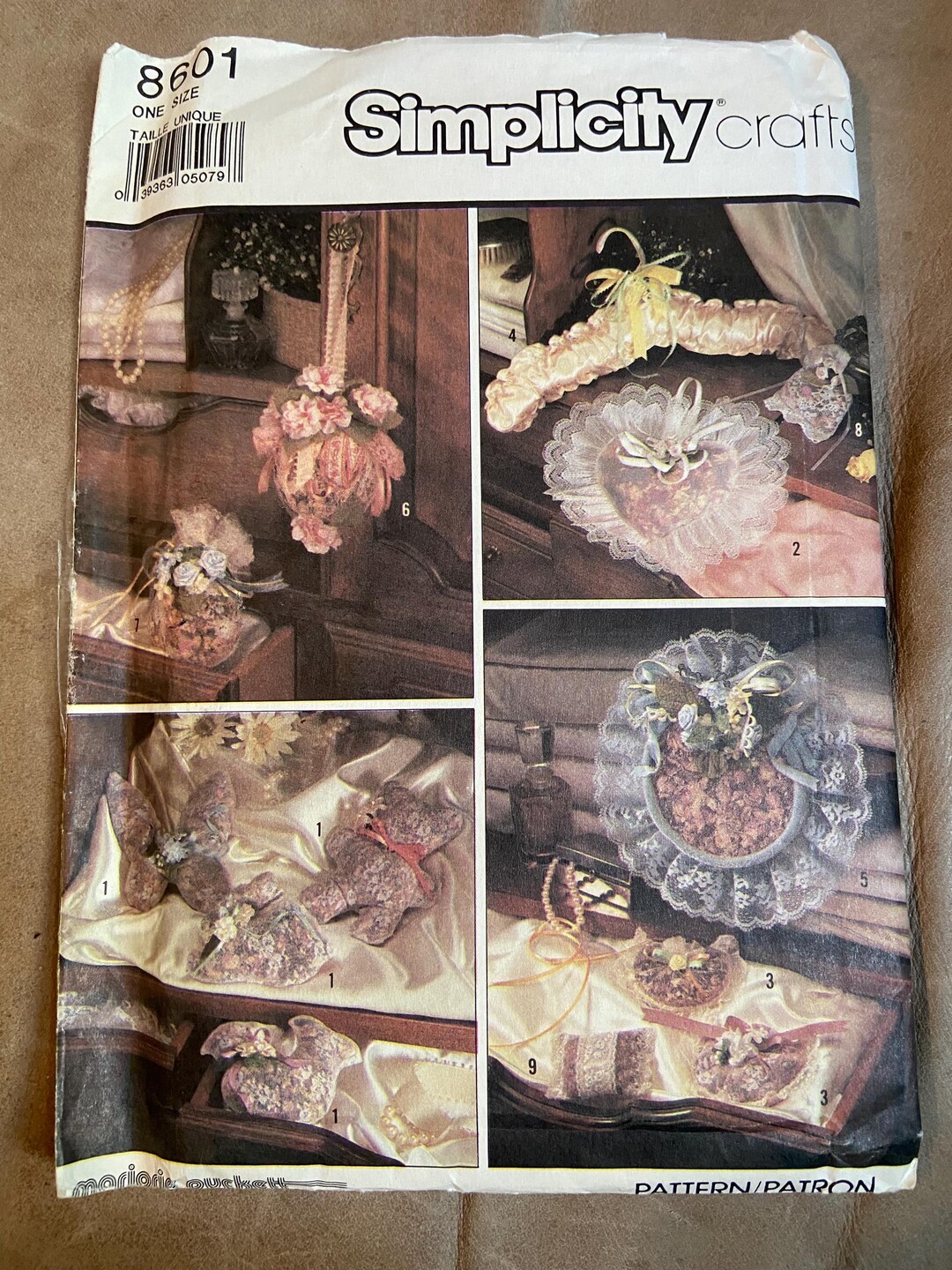 Vintage 1988 Simplicity 8601 Craft Pattern – Coquette Potpourri Sachets ...