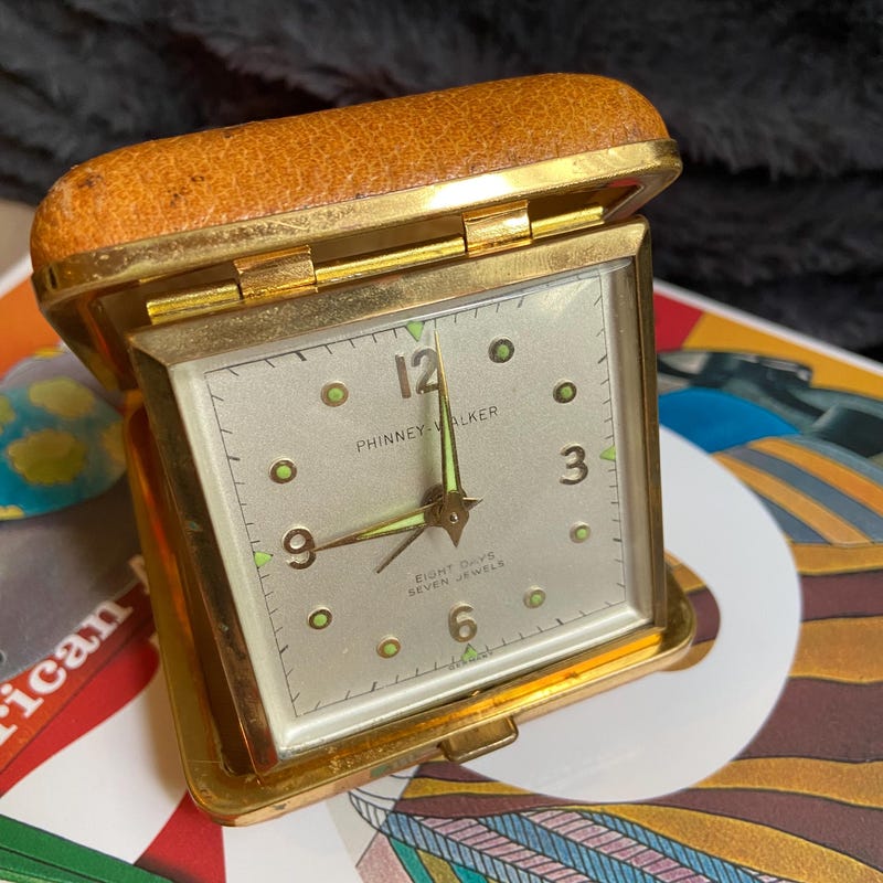 Vintage Travel Clock - Etsy