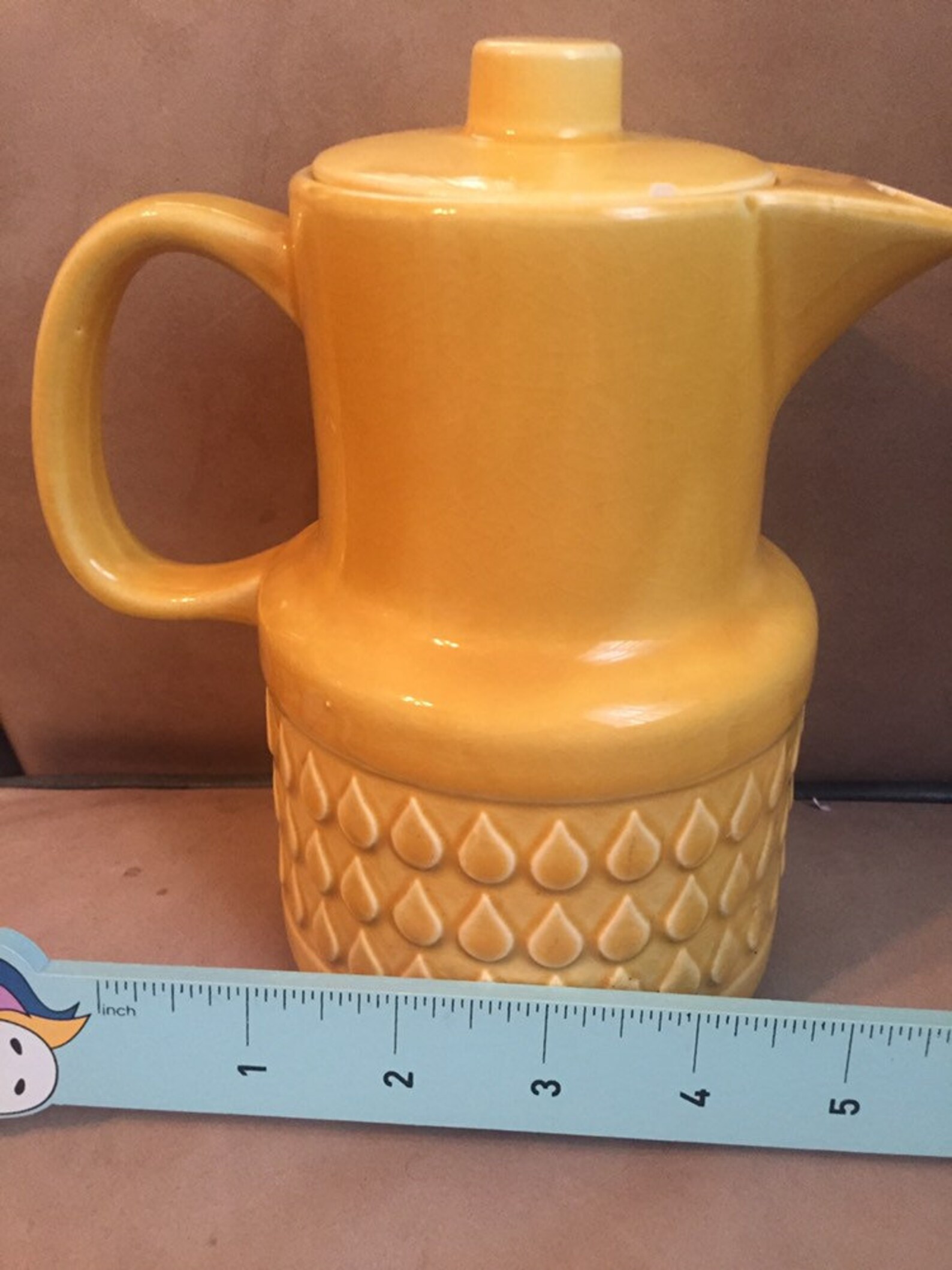 Yellow Teardrop Mid-century Modern Coffee or Tea Server Pot - Etsy