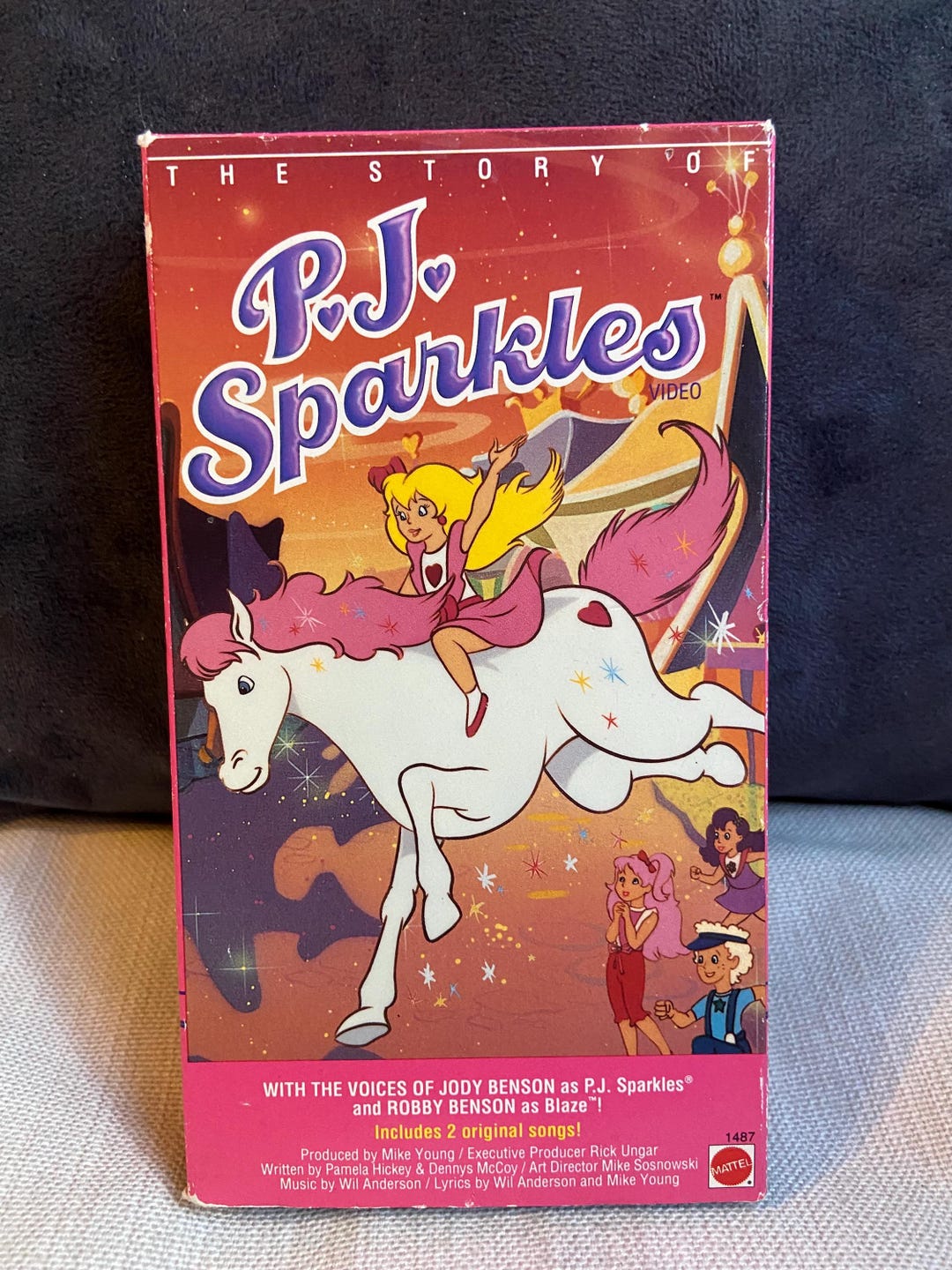 Vintage P.J. Sparkles VHS Tape (1992) | Mattel Video | Original ...