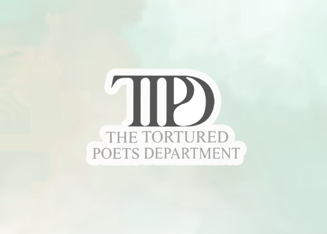 The Tortured Poets Department Laptop / Water Bottle Sticker - Etsy