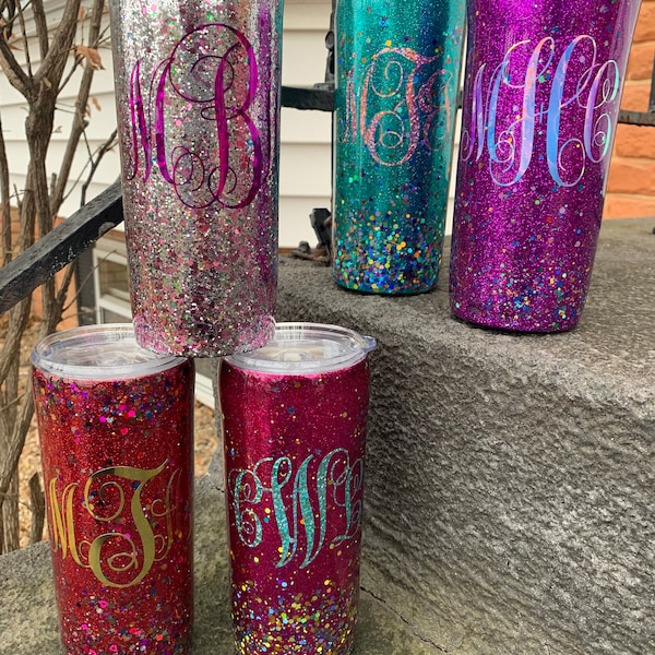 Tumbler Monogram - Etsy