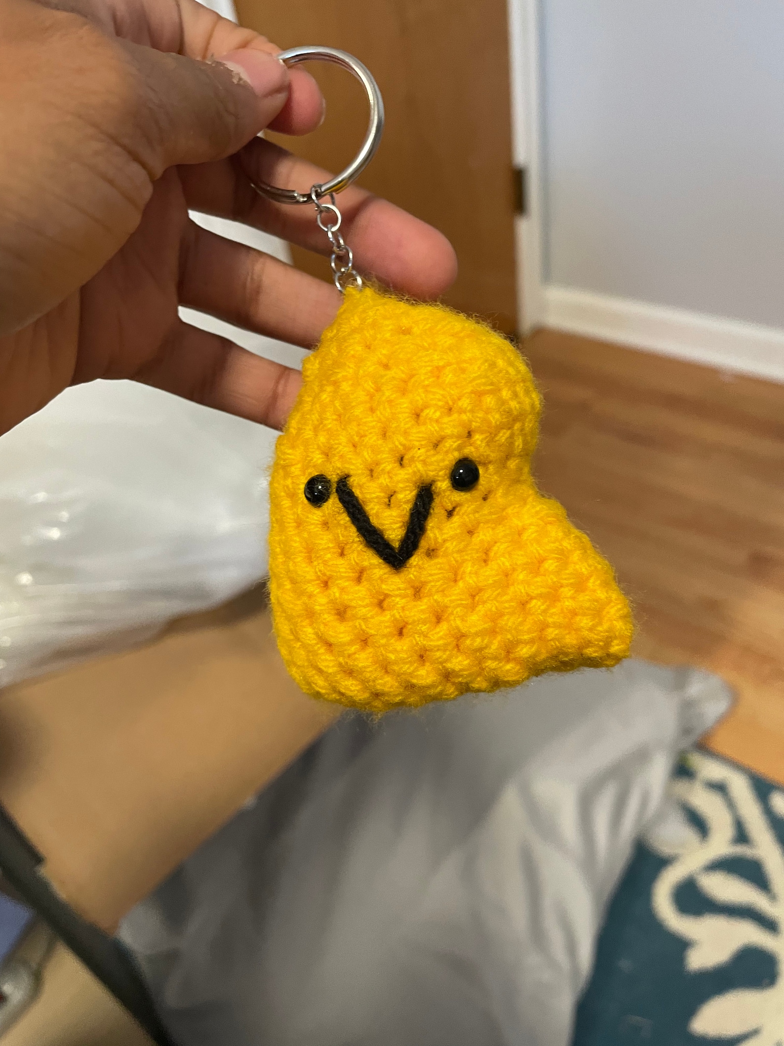 Chicken Nugget Keychain - Etsy