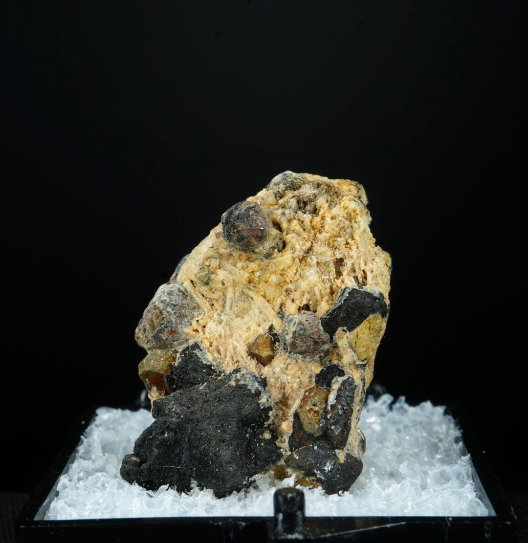 Kimzeyite, Anatase & Magnetite / Perovskite Hill, Arkansas / Ex. Clyde ...