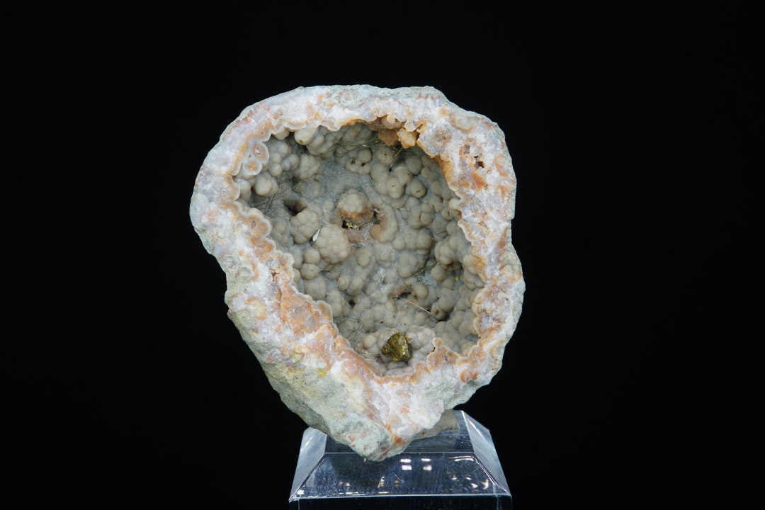 Millerite, Pyrite & Quartz Geode / Rare Mineral Specimen / US 27 Road ...