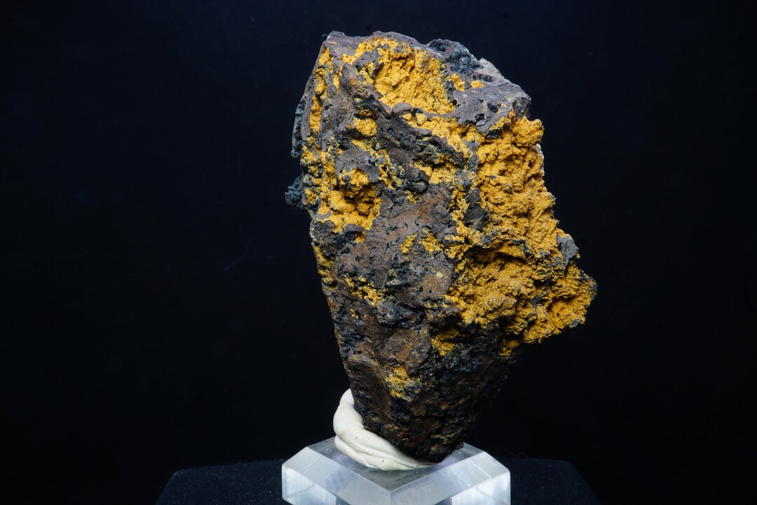 Jarosite on Goethite / Glory Hole, Gold Hill Mine, Utah / Rare Mineral ...