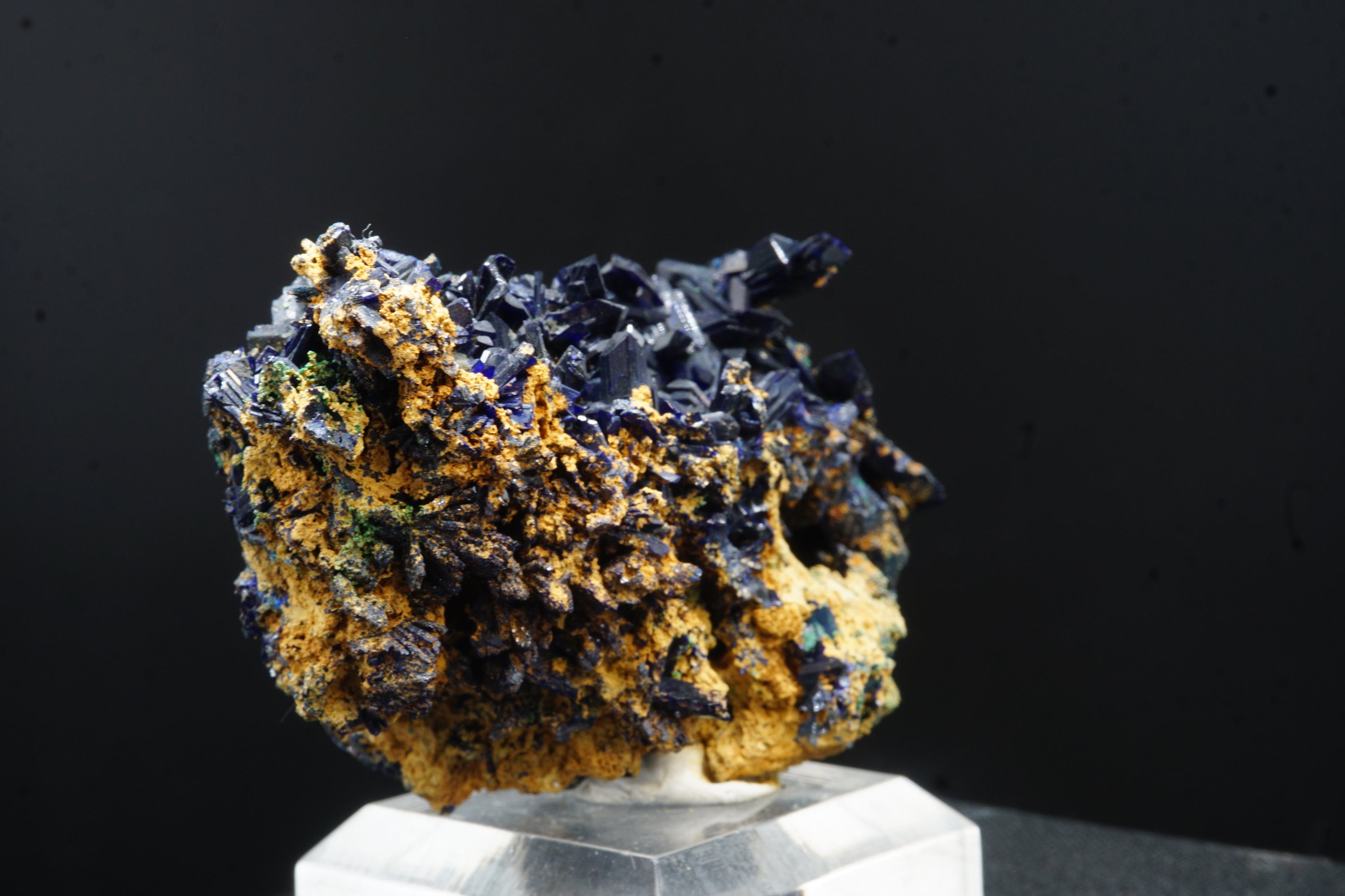 Azurite / 7cm Rare Mineral Specimen / From Touissit-bou - Etsy