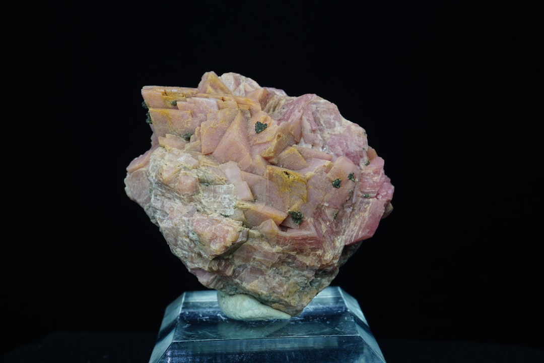 Rhodochrosite & Pyrite / Rare Mineral Specimen / Emma Mine, Butte ...