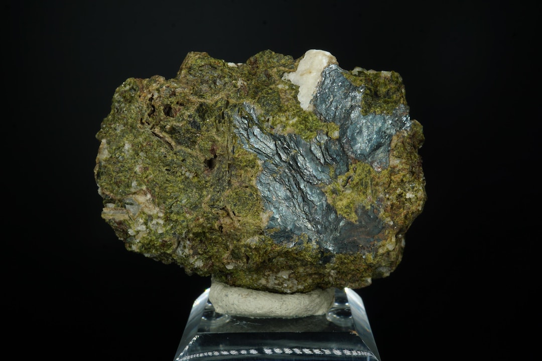 Epidote, Galena, Garnet & Calcite / Creole Mine, Utah / Rare Mineral ...