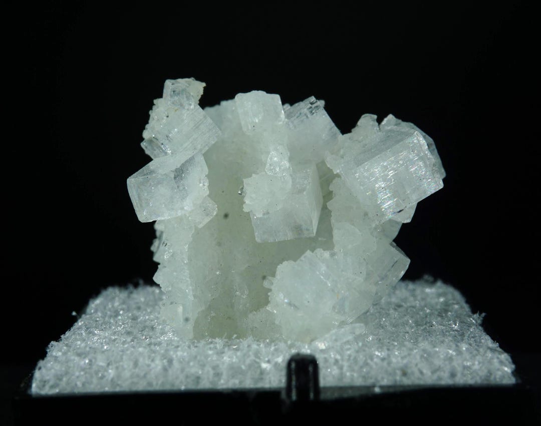 Apophyllite & Prehnite / Bombay, India / Thumbnail Mineral Perky Box ...