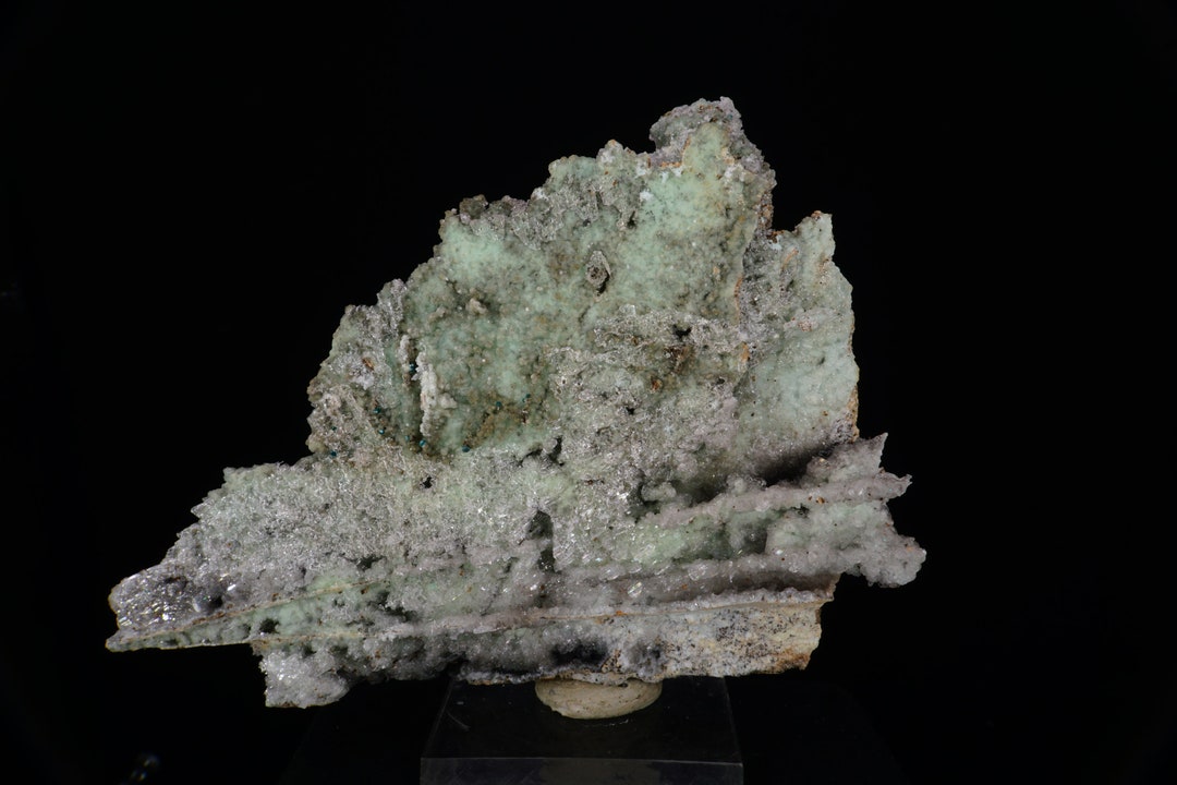 Gypsum on Smithsonite / RARE Mineral Specimen / Hidden Treasure Mine ...