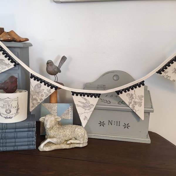 Shabby Chic Bunting - Etsy