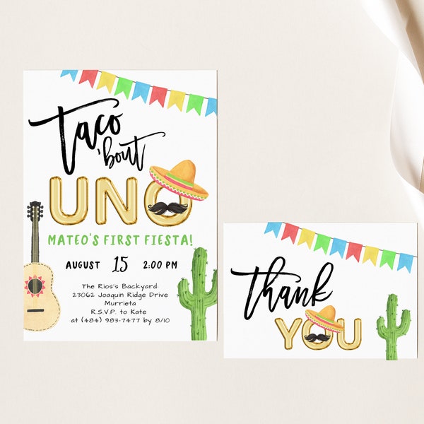 Uno Invitation - Etsy