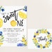EDITABLE Lemons 1st Birthday and Baptism Invite Lemon First - Etsy