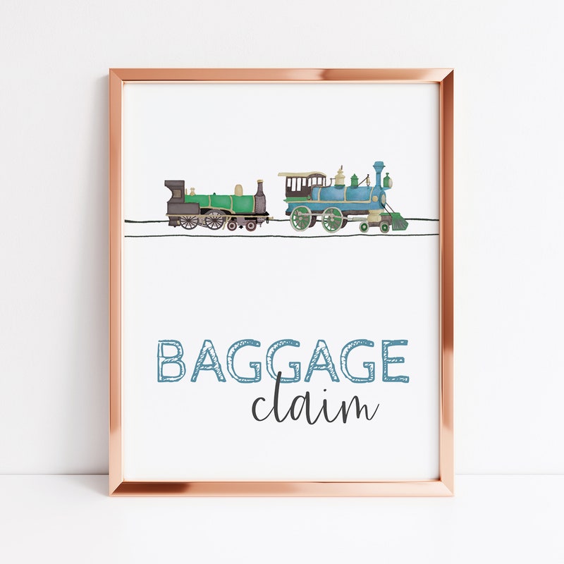 Baggage Claim Sign - Etsy