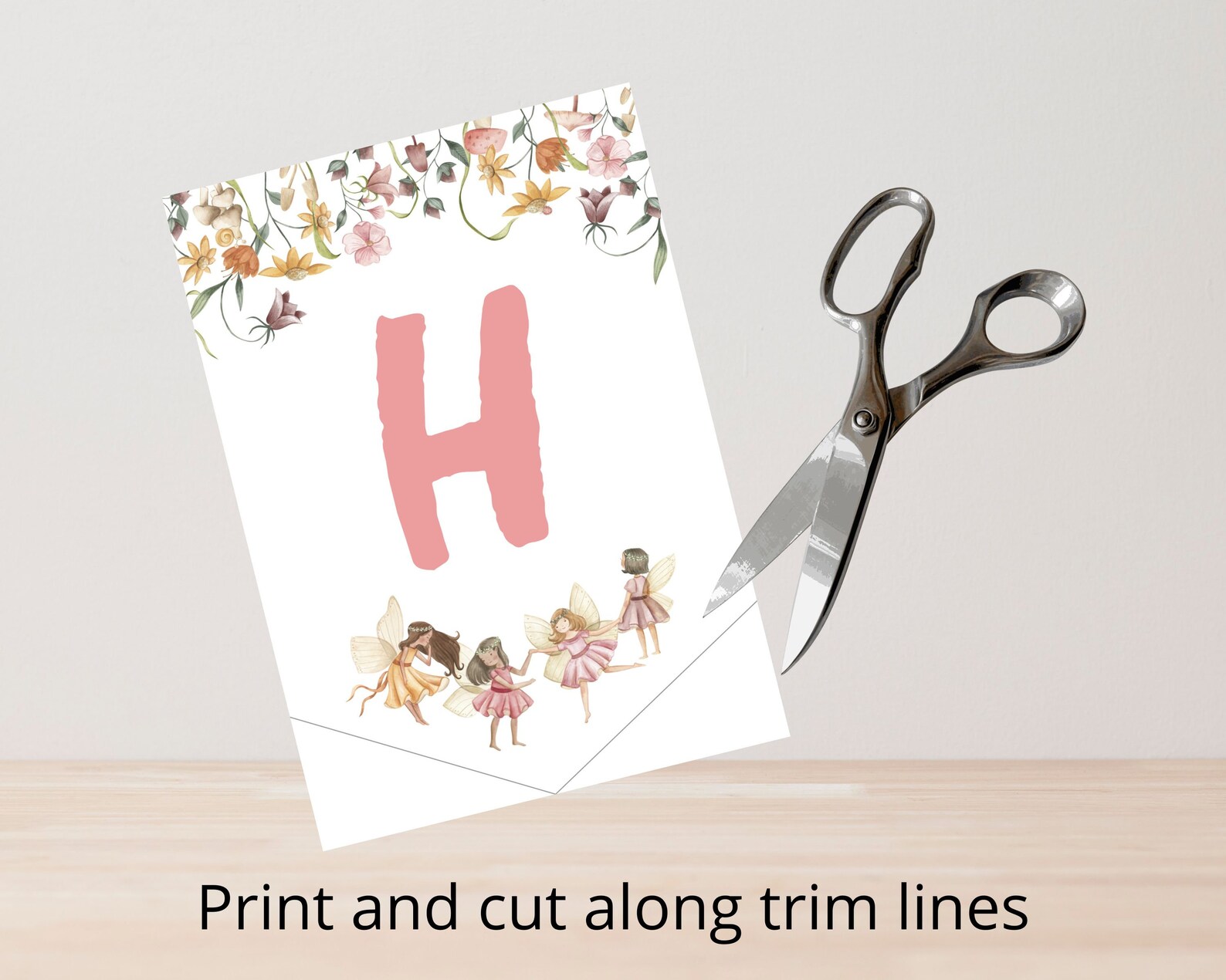 EDITABLE Fairy First Birthday Banner Printable Happy - Etsy