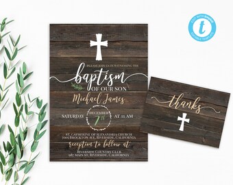 Rustic Baptism - Etsy