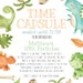 EDITABLE Dinosaurs Time Capsule Printable Time Capsule Sign - Etsy