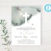 EDITABLE Muted Green Confirmation Invite Watercolor - Etsy