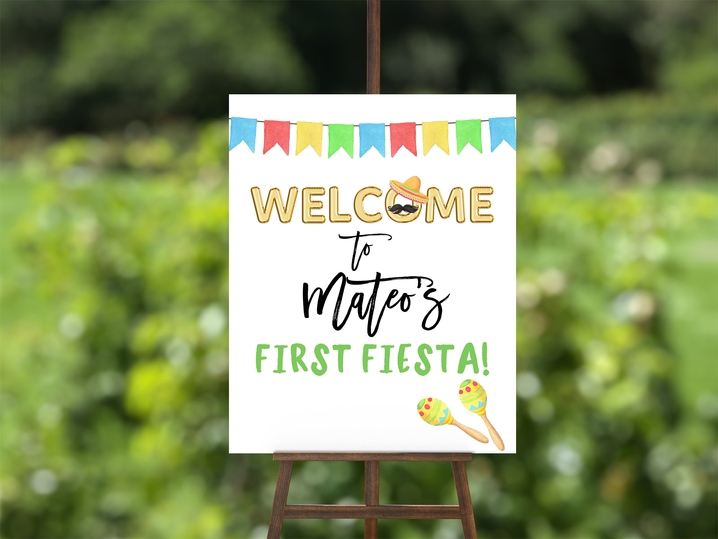 EDITABLE Fiesta Welcome Sign Taco Bout Poster Taco Birthday - Etsy
