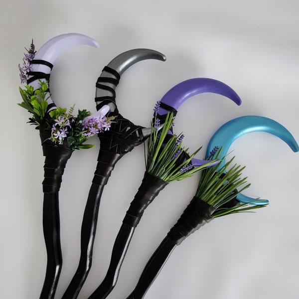 Crescent Moon Staff - Etsy