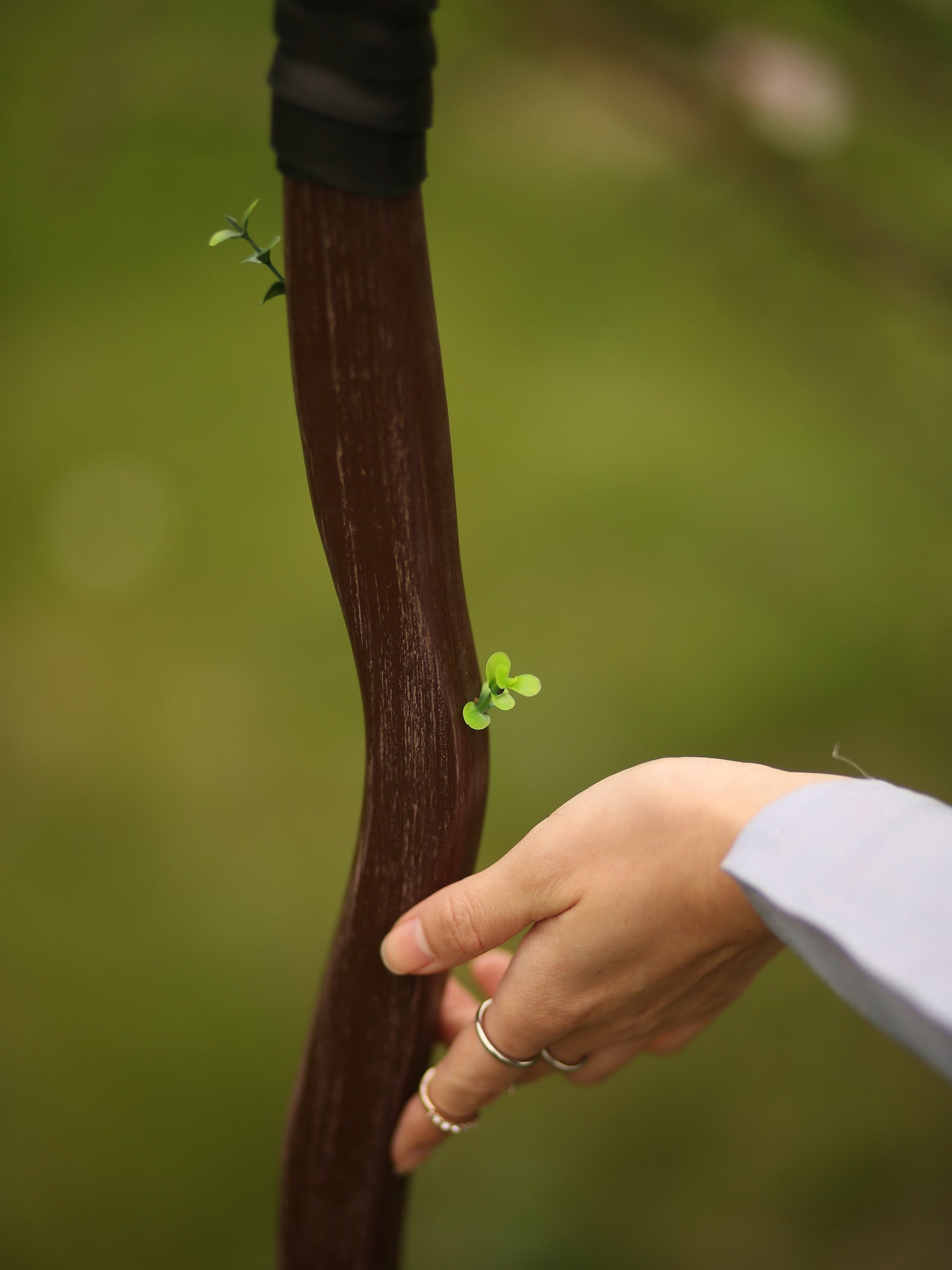Crescent Moon Staff Magical Stick Cosplay Wizard Witchcraft - Etsy